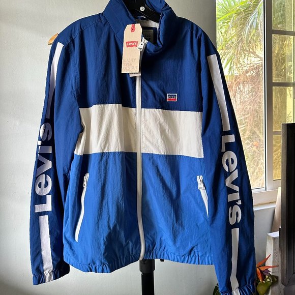 Levi's | Jackets & Coats | Nwt Levis Mens Rain Jacket Large L Hooded 0 Nylon | Poshmark